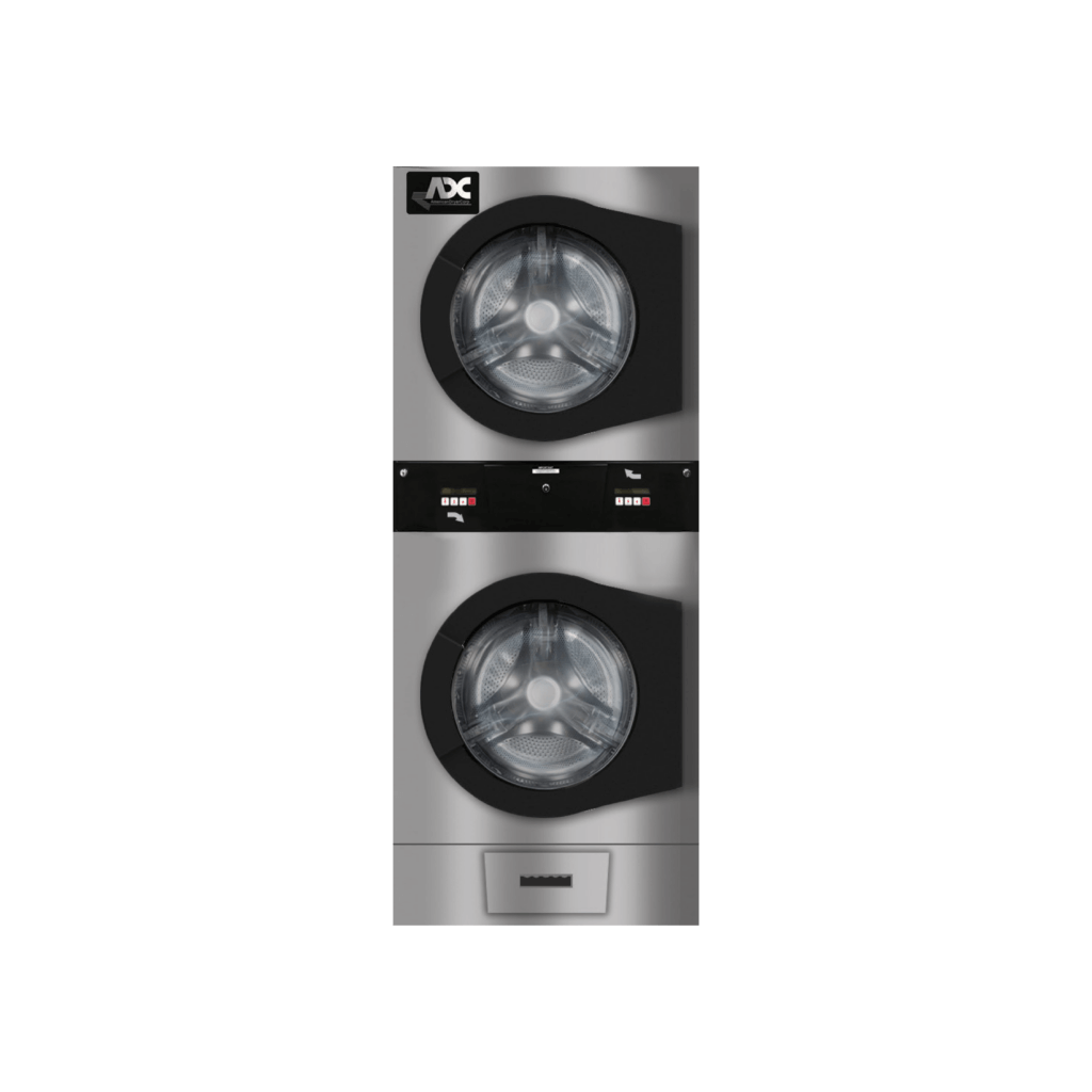 ADC AD-30x2Ri 14kg Stacked Dryer/Dryer - Wolf Laundry