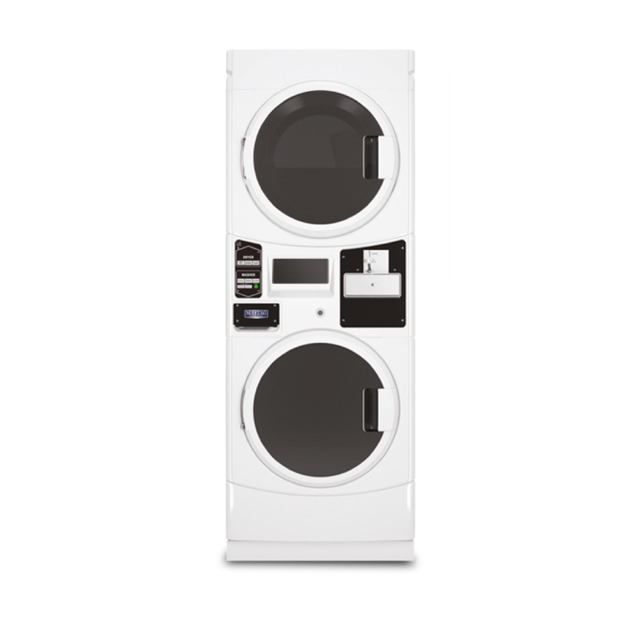 Maytag 9kg Coin-Op Stacked Washer/Dryer - Wolf Laundry