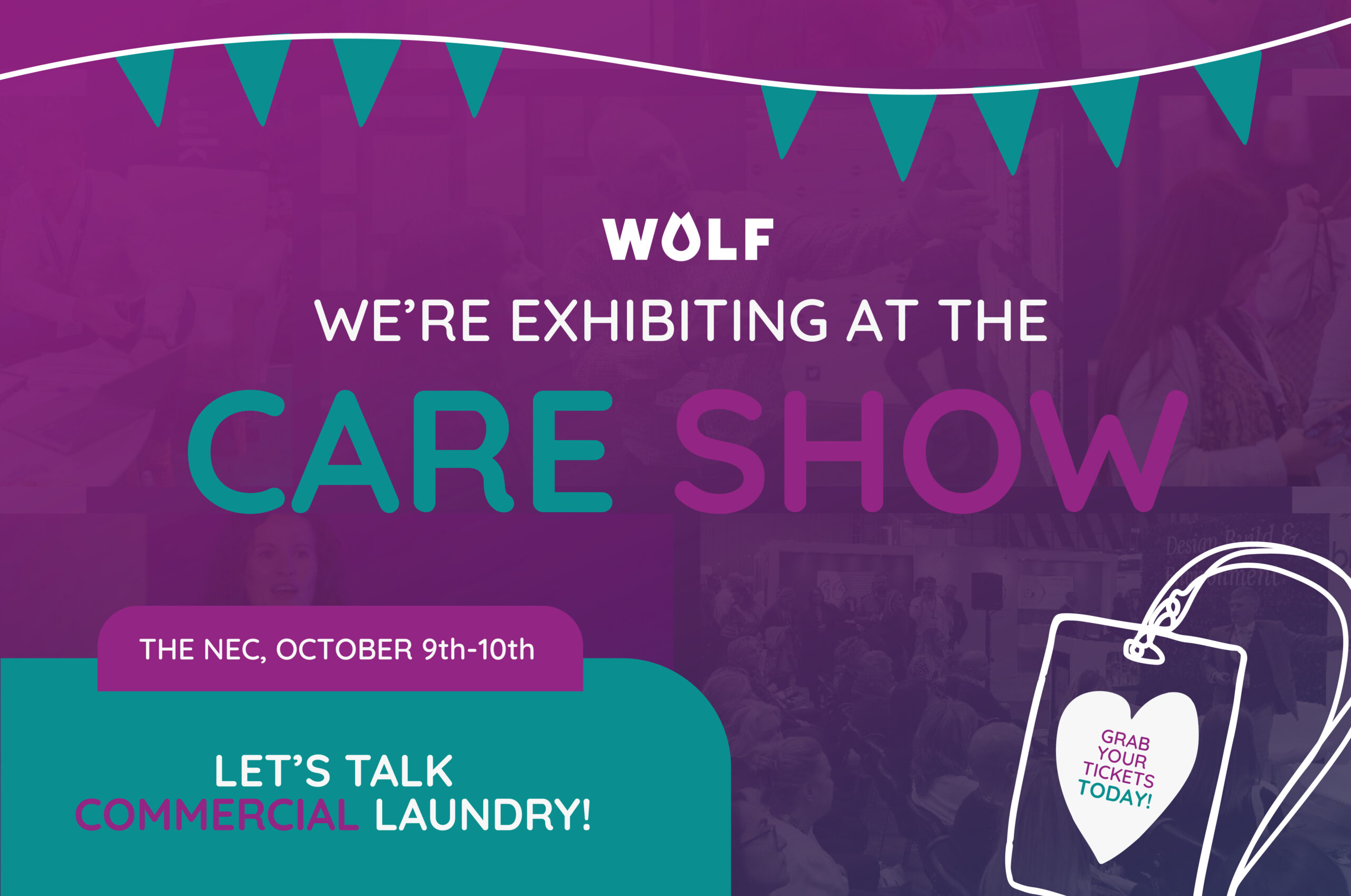 Join us at The Care Show 2024! - Wolf Laundry