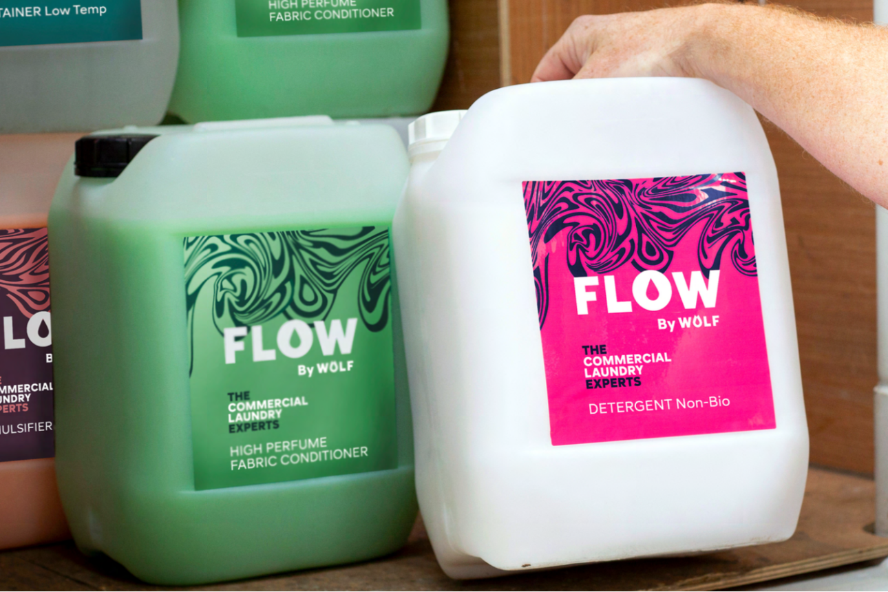 Flow Commercial Laundry Detergents - Wolf Laundry